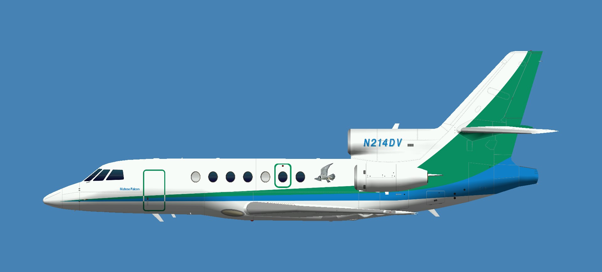 DFAI Dassault Mystère Falcon 50 Maltese Falcon N214DV is Available Now ...