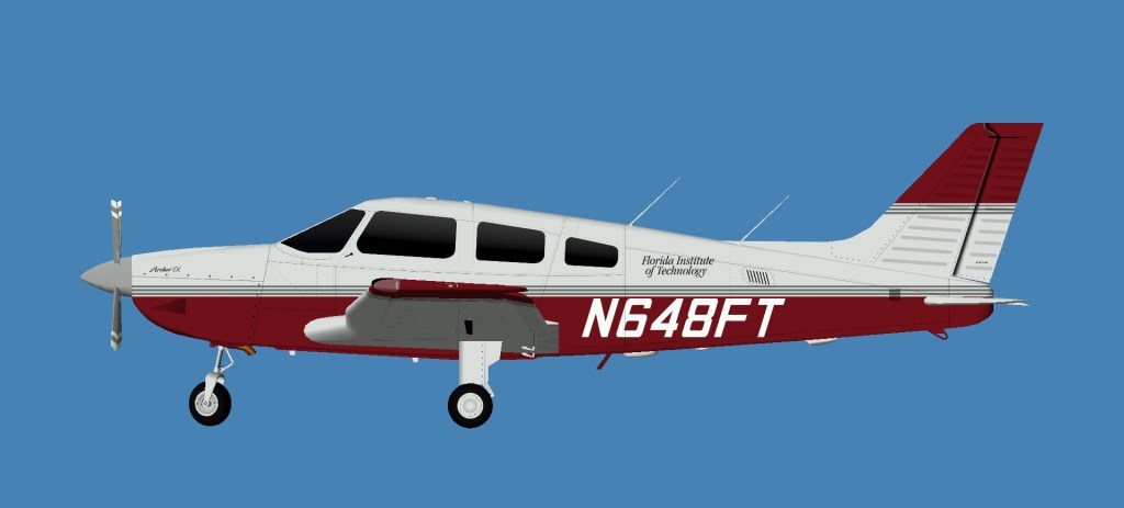 DFAI Piper Archer TX Without Fairing Florida Institute of Technology ...