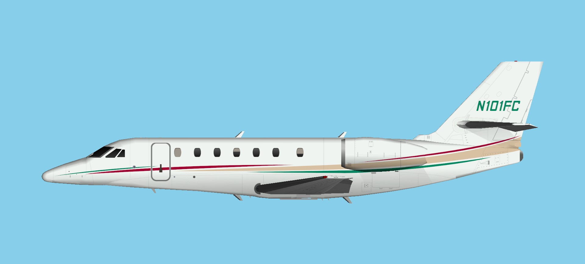 DFAI Cessna Sovereign Executive Jet Management Fleet ( N799MJ, N8608 ...
